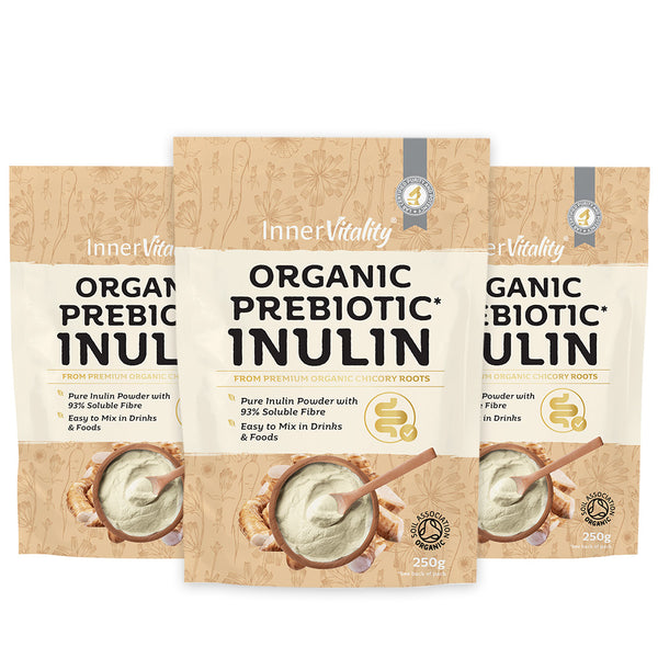 Organic Inulin Powder 3-Pack - Turmeric Vitality UK