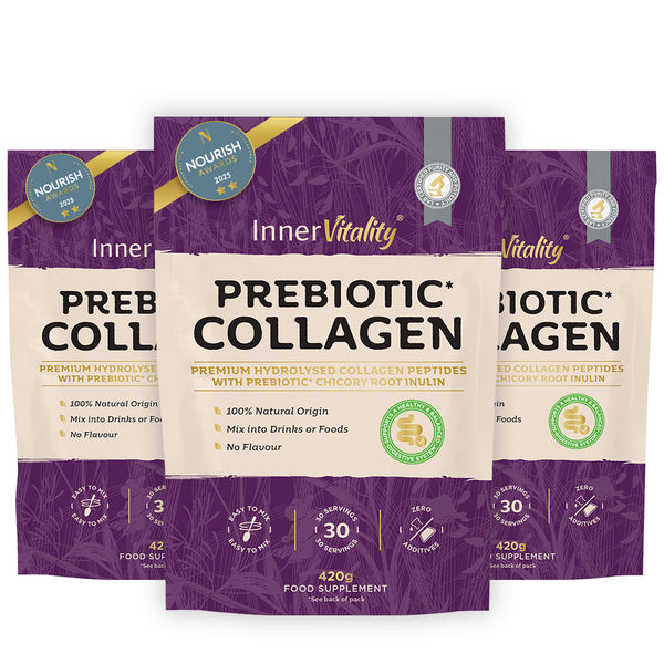 Prebiotic Collagen Powder 3-Pack - Turmeric Vitality UK